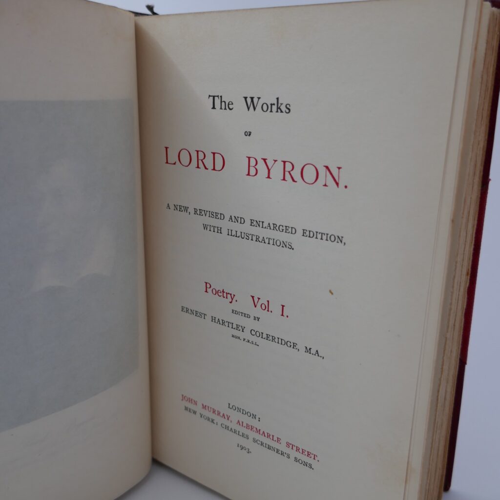 The Works of Lord Byron. In Thirteen Volumes (1900-1904.) - Ulysses ...