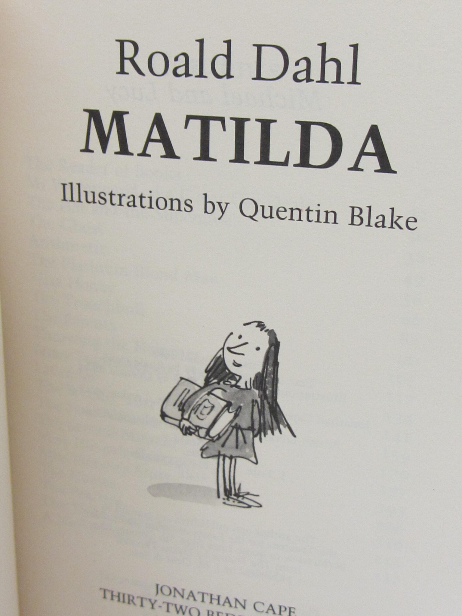 Matilda. With Signed Bookplates. First Edition (1988) - Ulysses Rare Books