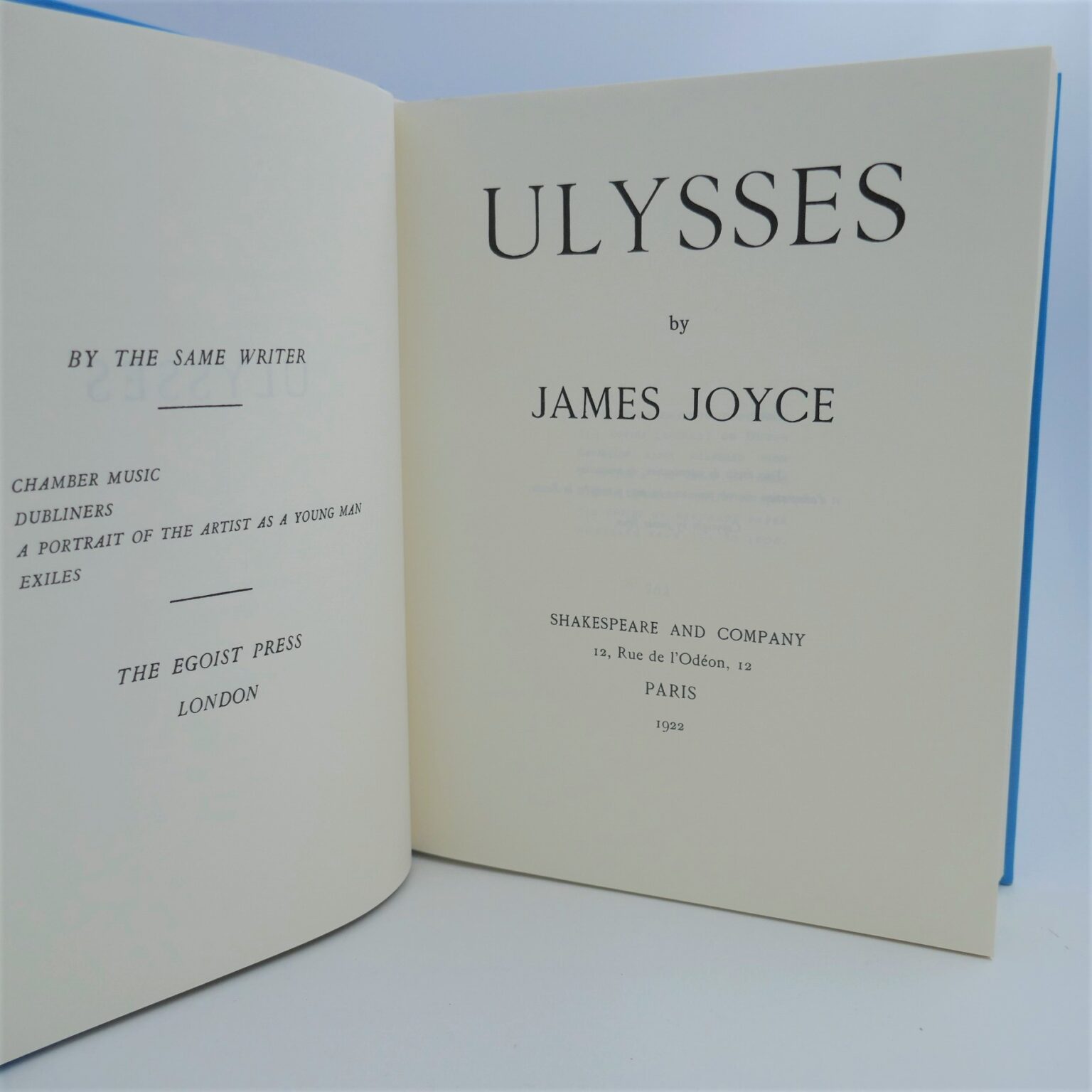 Ulysses: A Facsimile of the First Edition (1998) - Ulysses Rare Books
