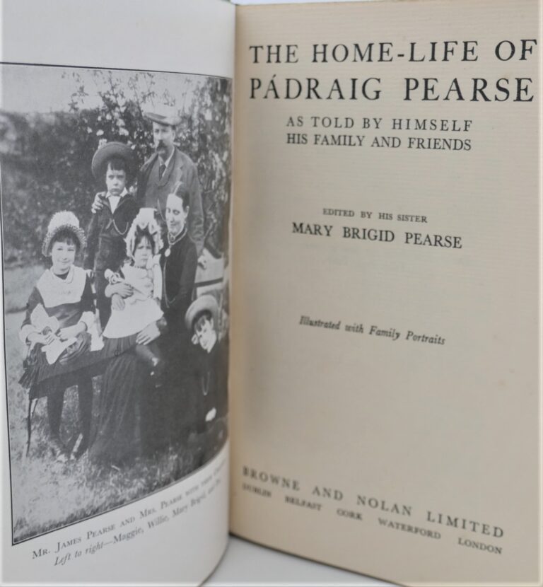 The Home-Life of Padraig Pearse (1934) - Ulysses Rare Books