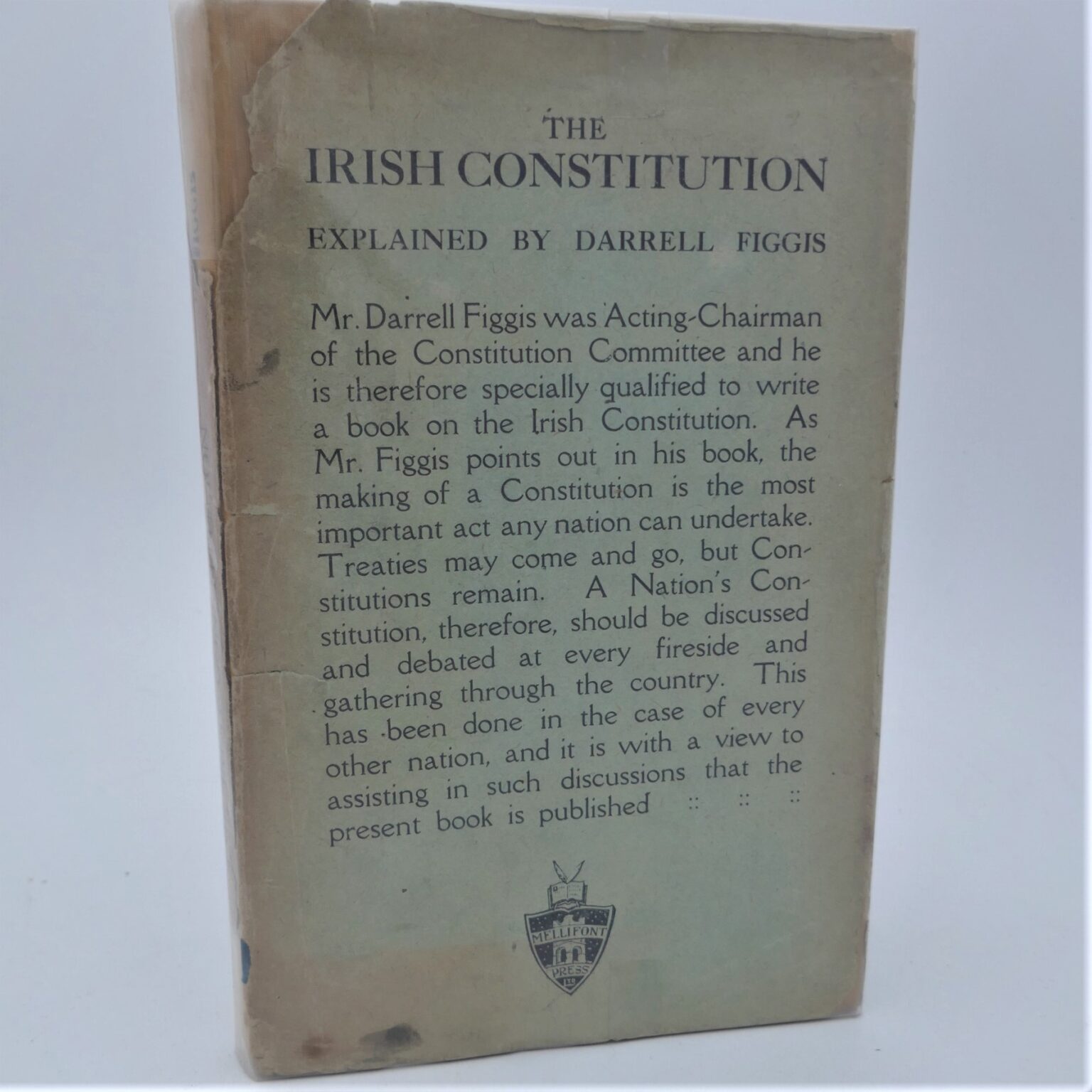 The Irish Constitution Explained by Darrell Figgis (1922) - Ulysses ...
