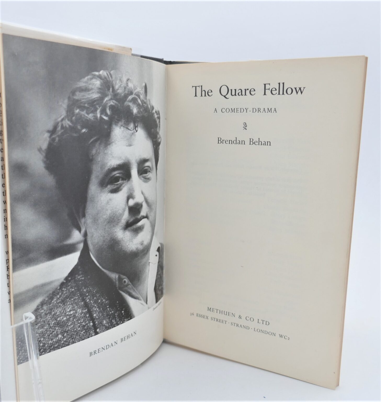 The Quare Fellow. A Comedy-Drama (1956) - Ulysses Rare Books