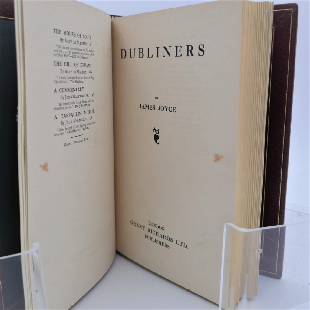 Dubliners. First Edition (1914) - Ulysses Rare Books