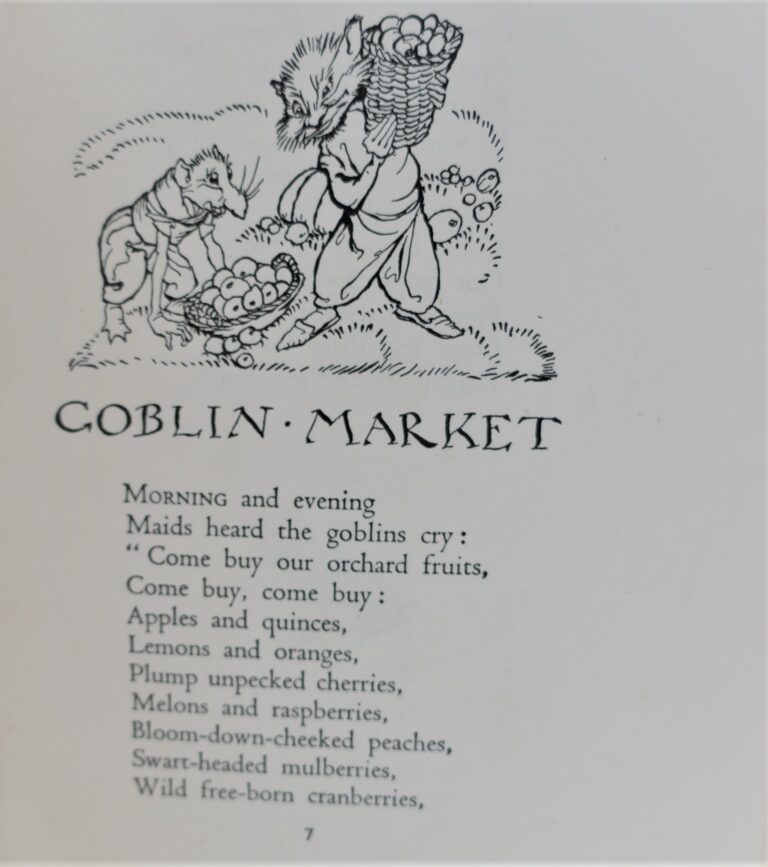 Goblin Market. Illustrated by Arthur Rackham (1939) - Ulysses Rare Books
