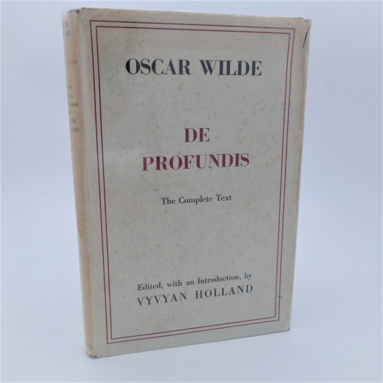 De Profundis. First Complete and Accurate Version (1949) - Ulysses Rare ...