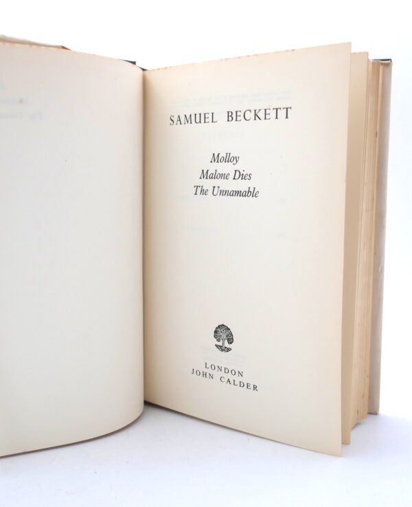 Three Novels of Samuel Beckett (1959) - Ulysses Rare Books