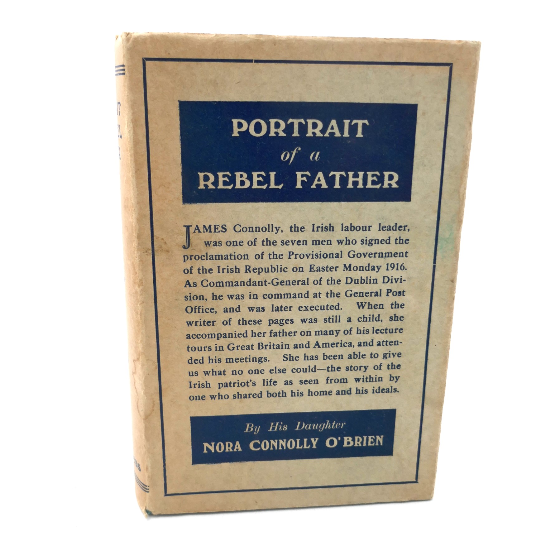 Portrait Of A Rebel Father First Edition 1935 Ulysses Rare Books Portrait Of A Rebel Father First Edition 1935 Ulysses Rare Books