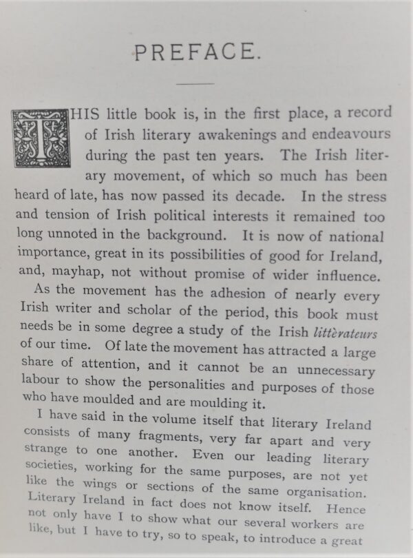 The Irish Literary Revival (1894) - Ulysses Rare Books