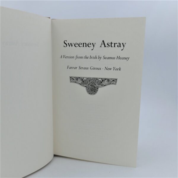 Sweeney Astray. First American Edition (1984) - Ulysses Rare Books