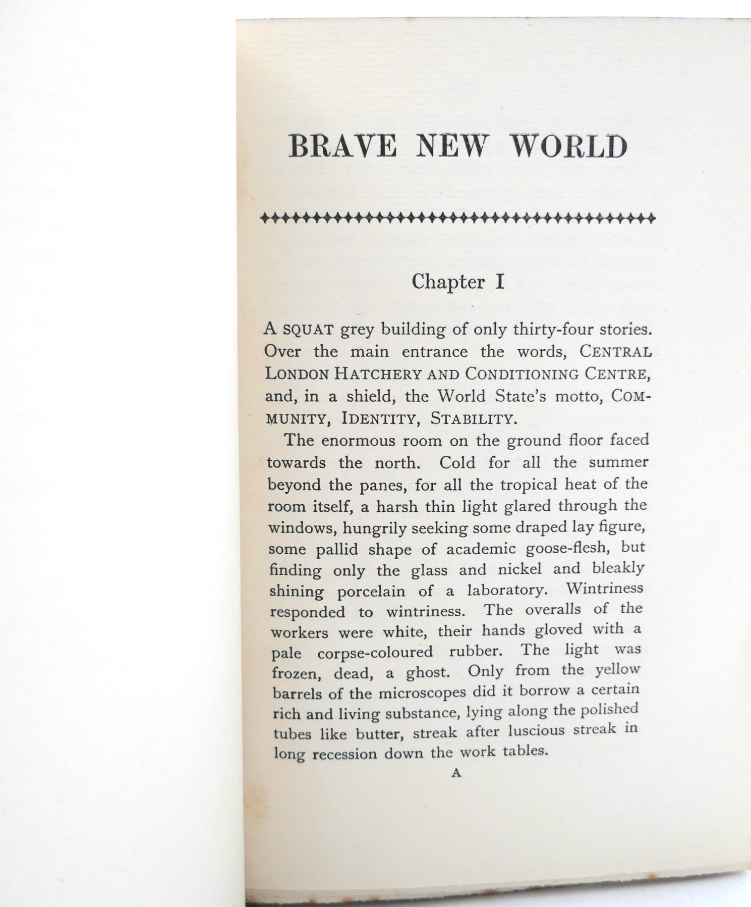 Brave New World. First Edition (1932) - Ulysses Rare Books