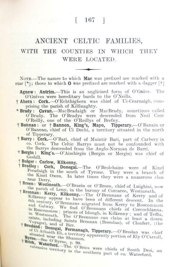 The Clans of Ireland (1910) - Ulysses Rare Books